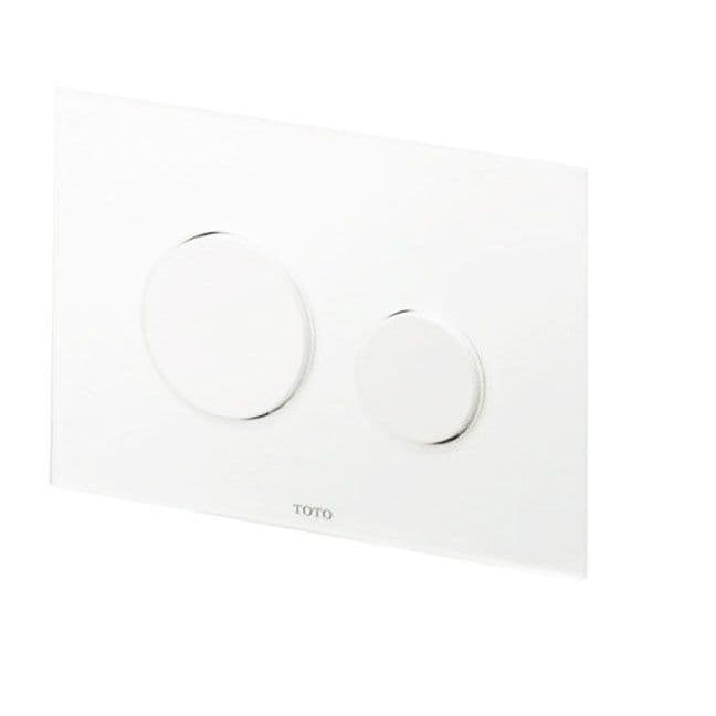 TOTO Toilet Cistern Dual Flush Button White Glass Plated 9 240 967