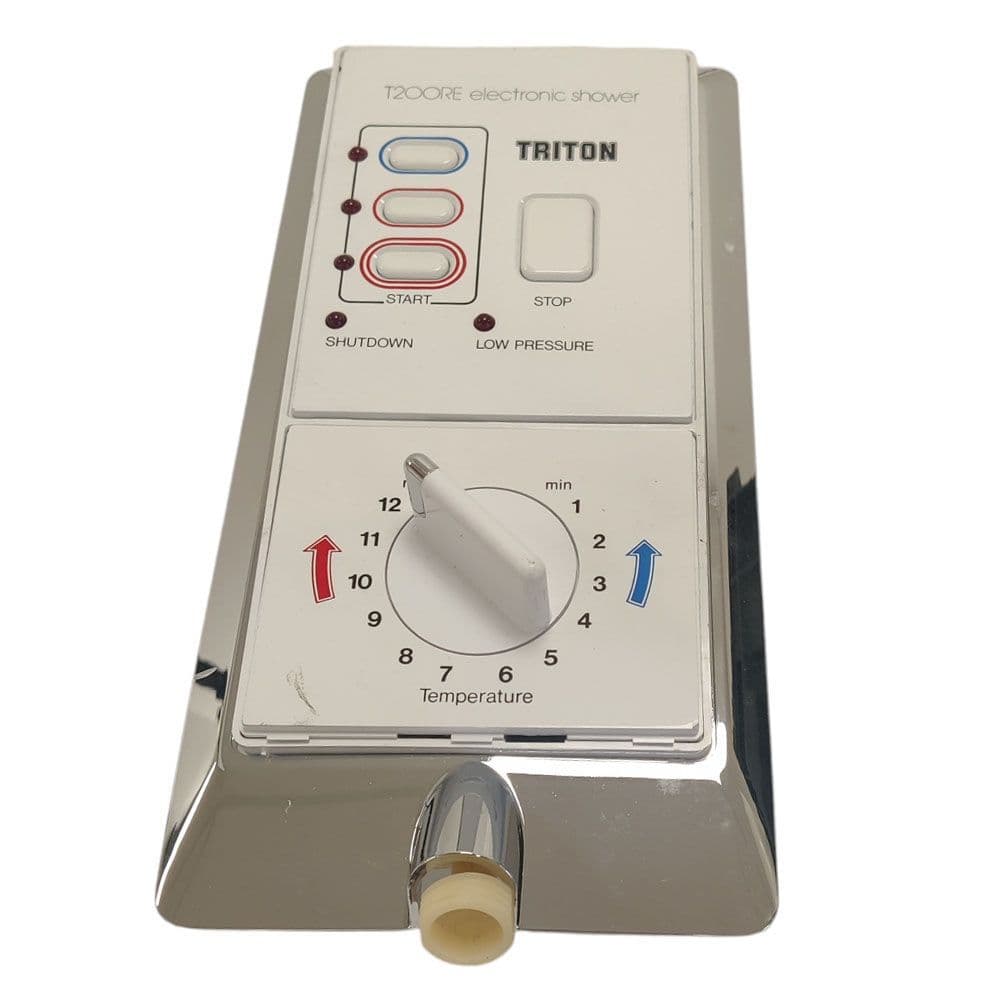 Triton T200RE Electric Control panel & bezel - Chrome - 83301690