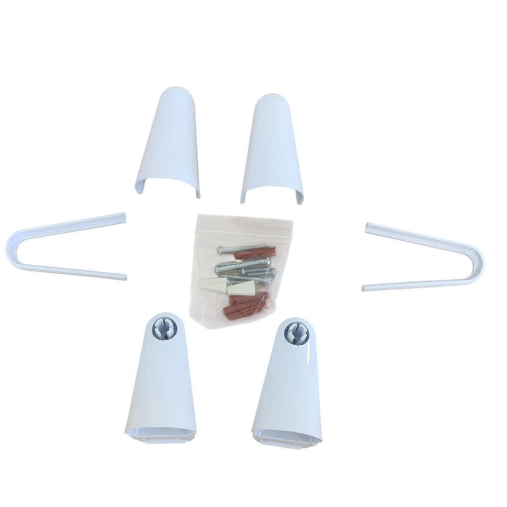 Triton Wall Brackets and Trim Set White 83303430