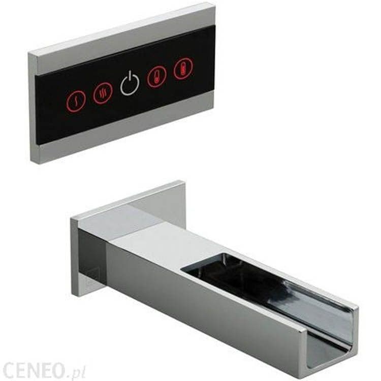 Vado Identity Wall Basin Mixer With Digital Touch Screen Control Panel ...
