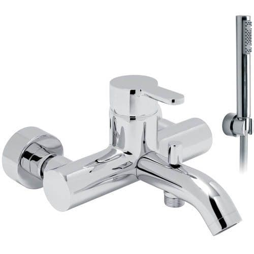 Vado Sense Exposed Bath Shower Mixer Wall Mounted With Shower Kit SEN ...