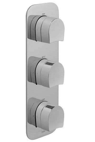 Vado Tablet Kovera 2 Outlet Thermostatic Valve TAB-128/2-KOV-C/P Shower ...