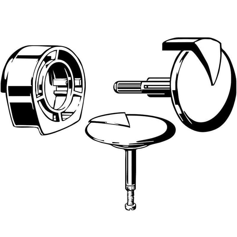 Viega Multiset Trio Equipment Set Chrome 306847