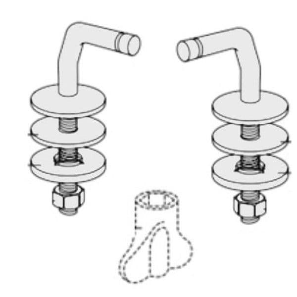 Villeroy & Boch Magnum Stainless Steel Hinge Set 99500061