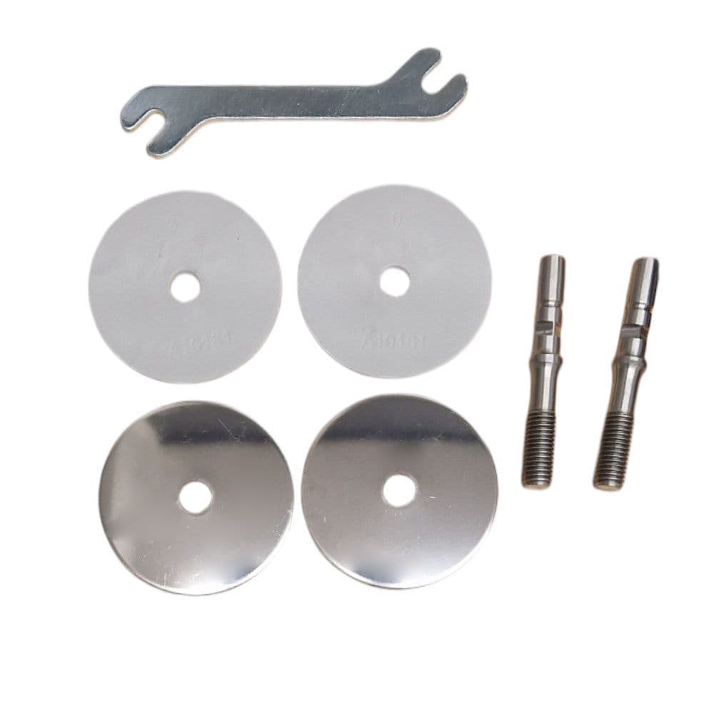 Villeroy & Boch Suprafix Hinge set in chrome to suit Supafix frame kit ...