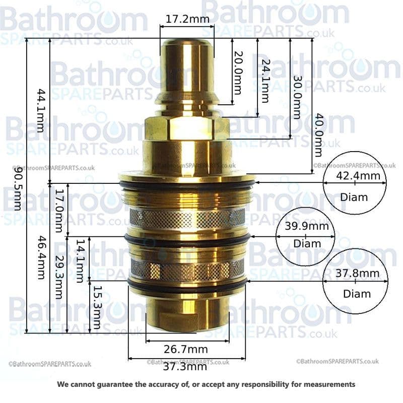 Villeroy & Boch Thermostat cartridge with regulator 3/4" for xTool ...