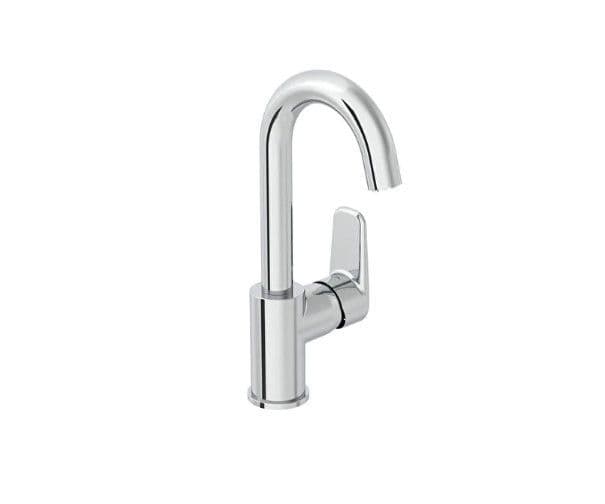 Vitra Flow Soft Basin Mixer Tap With Swivel Spout Chrome A43160