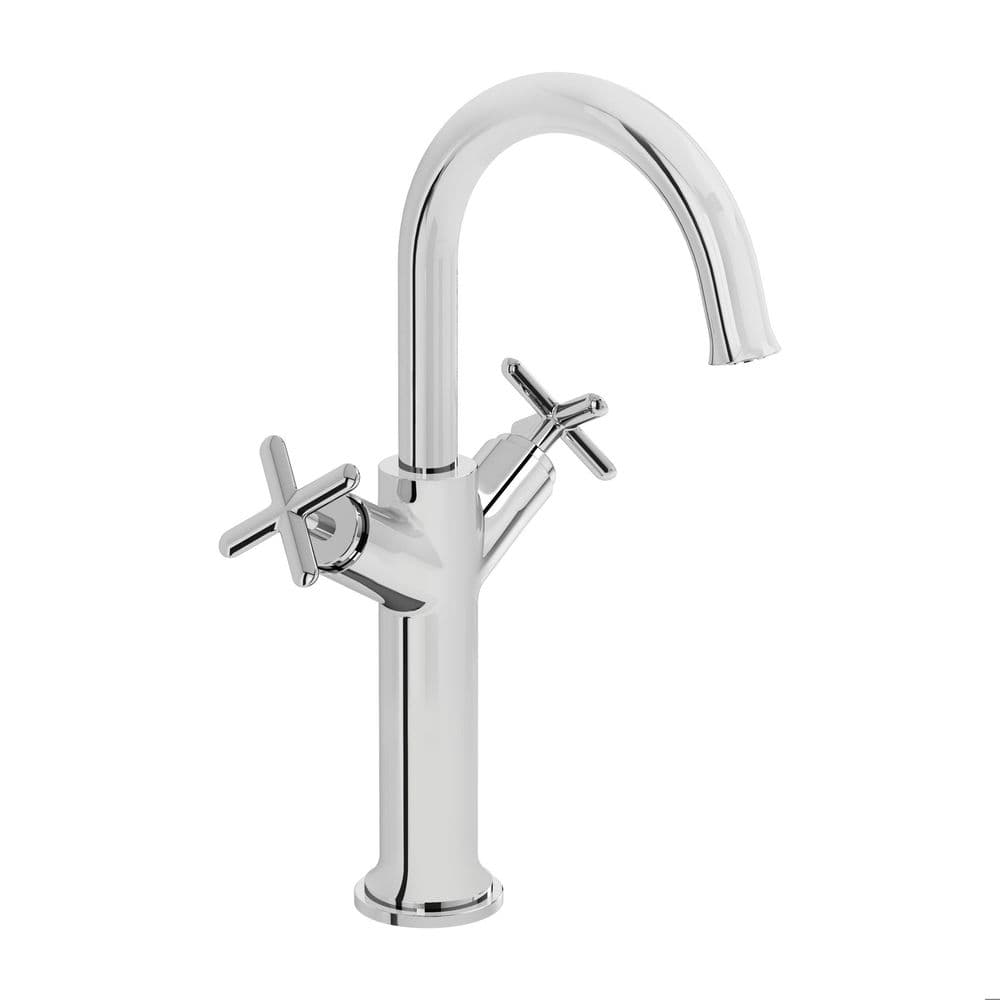 Vitra Origin Classic Basin Mixer With Cross Handle Tap Chrome A42886