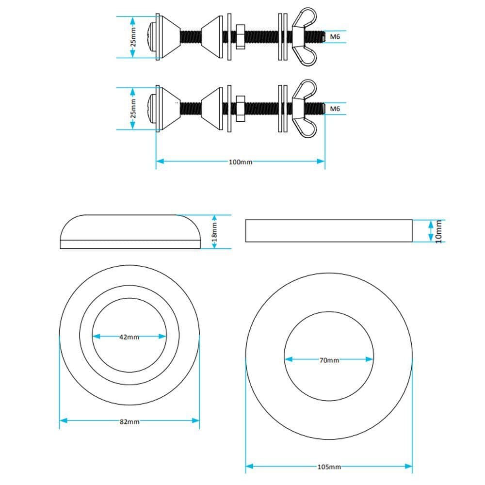 Viva Cistern Accessory Kit SKY096