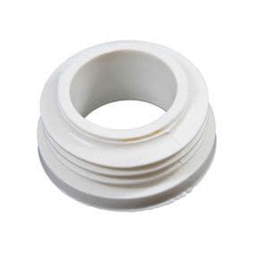 White Rubber Internal Flush Pipe Connector FPPVC