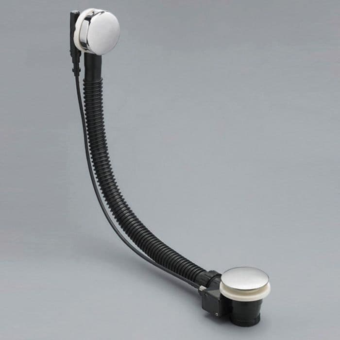 Wirquin Macdee Cable Operated Pop up Bath Waste with Mushroom Head 30719934