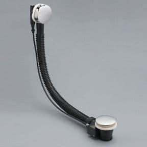 Wirquin Macdee Cable Operated Pop up Bath Waste with Mushroom Head 30719934