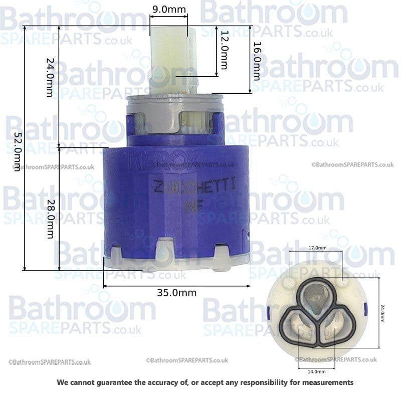 Zucchetti 35mm Cartridge R98112