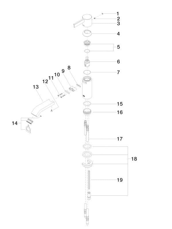 Dornbracht IMO Single-Lever Basin Mixer Until 18/02/2019 33521670 Spare ...