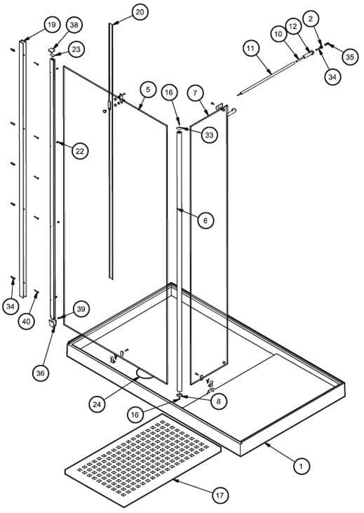 Matki Classic Walk-In WP Shower Spare Parts (2005-2015)