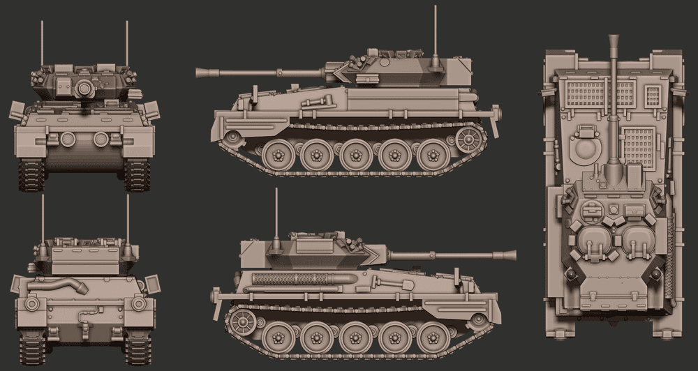 FV - 107 Scimitar Light Tank