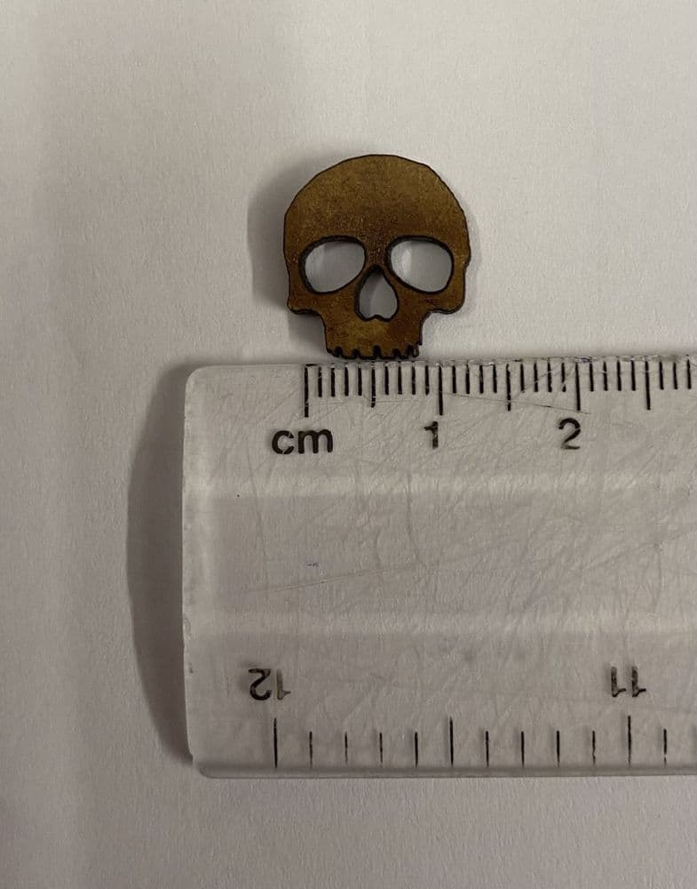 MDF Skull Tokens