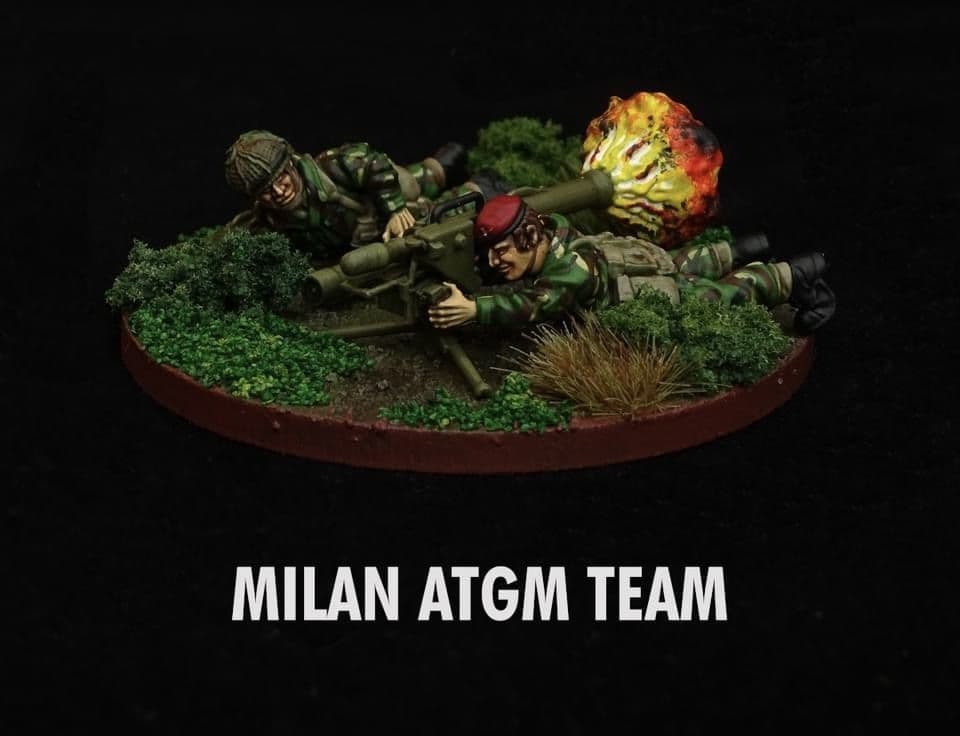 Milan A/T Weapon Crew Firing