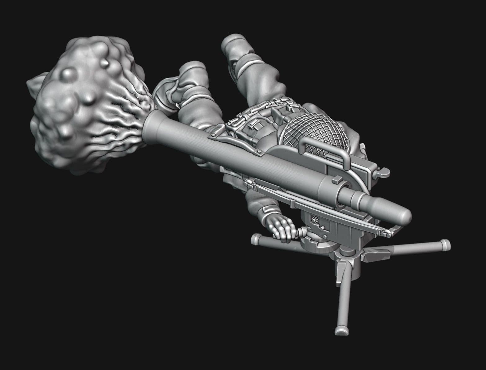 Milan Anti Tank Team Firing