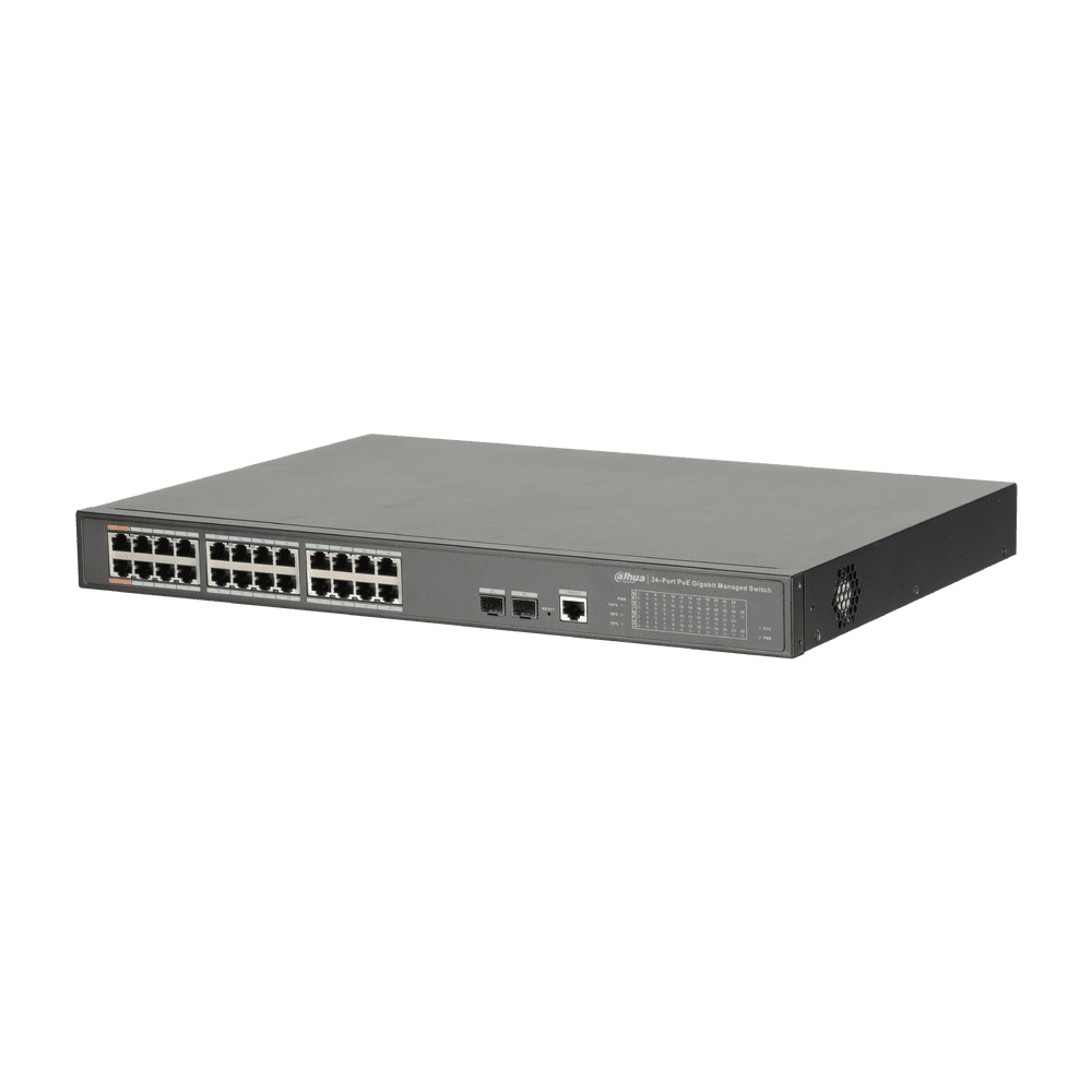 Dahua 24-Port Managed Gigabit PoE Rackmount Switch