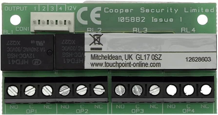 Four relay output card
