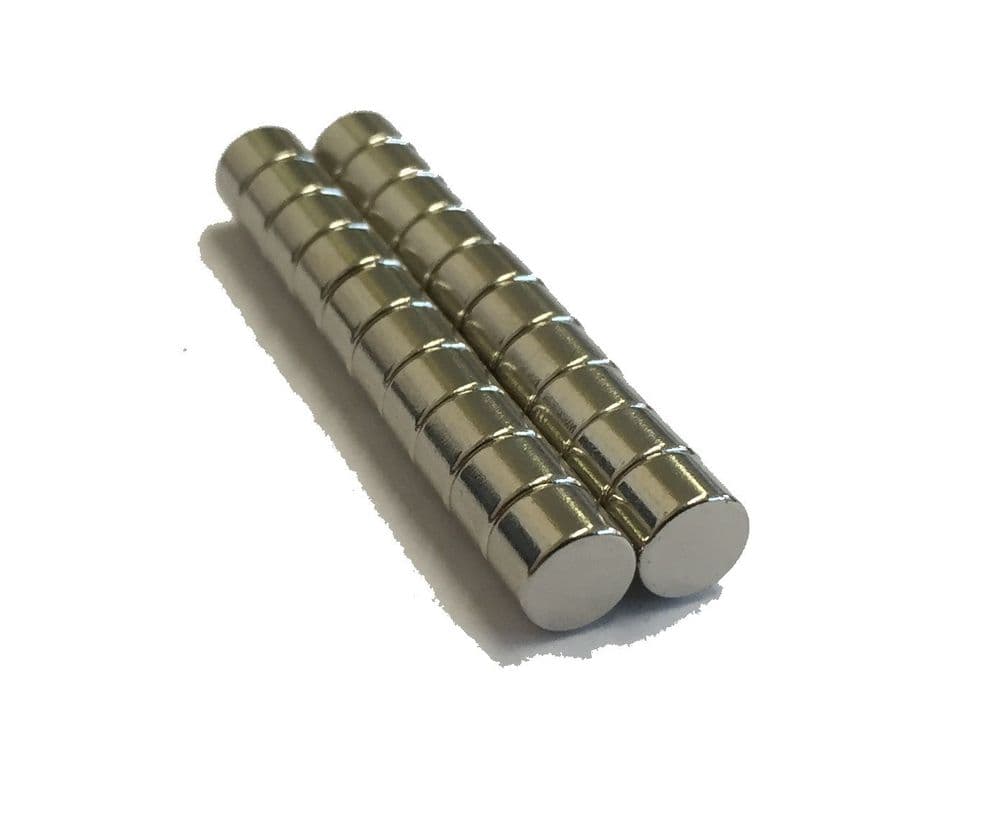 N35 Neo Disc - D6mm x 4mm - 1 0 kgs pull force