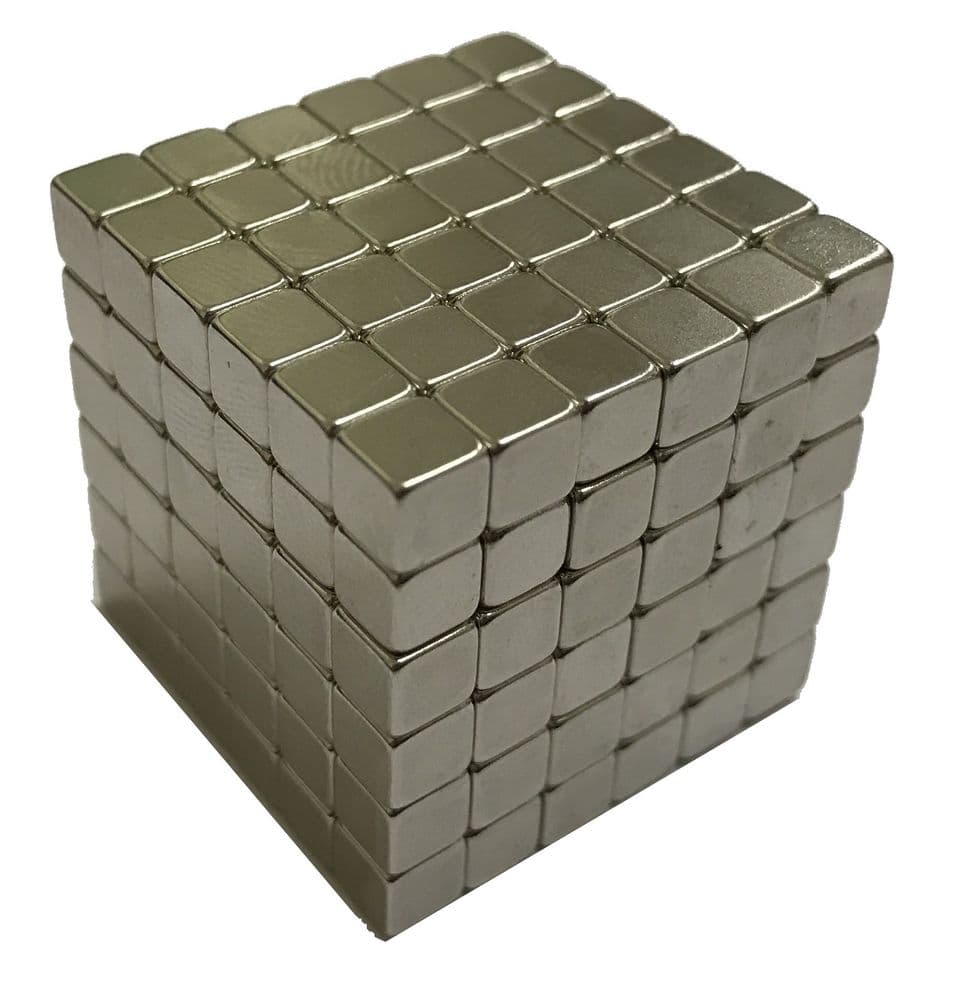 Neo Block Sphere - 216 magnets 5mm Square - Lots of Fun