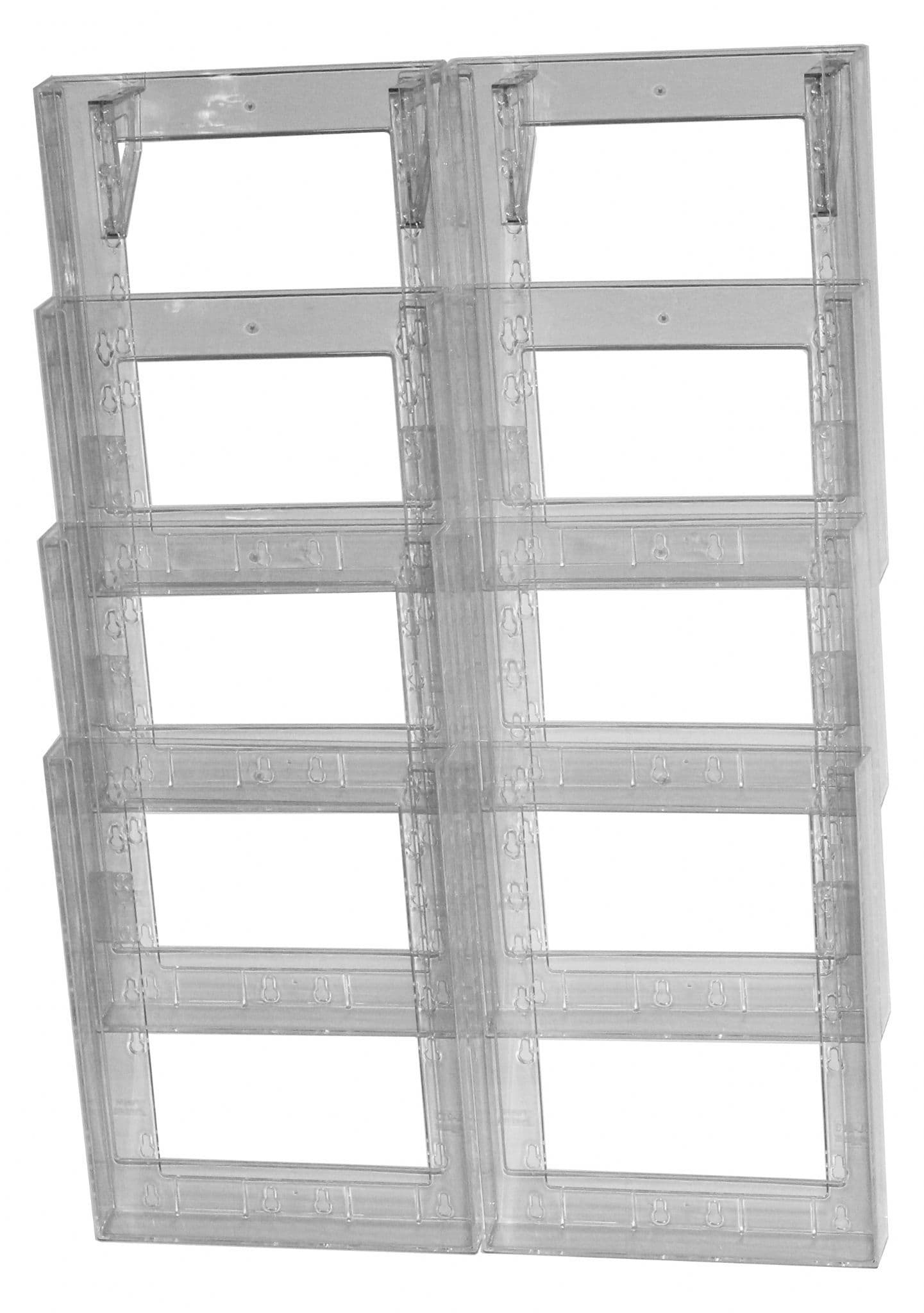 8 Pocket A4 Portrait Wall Display