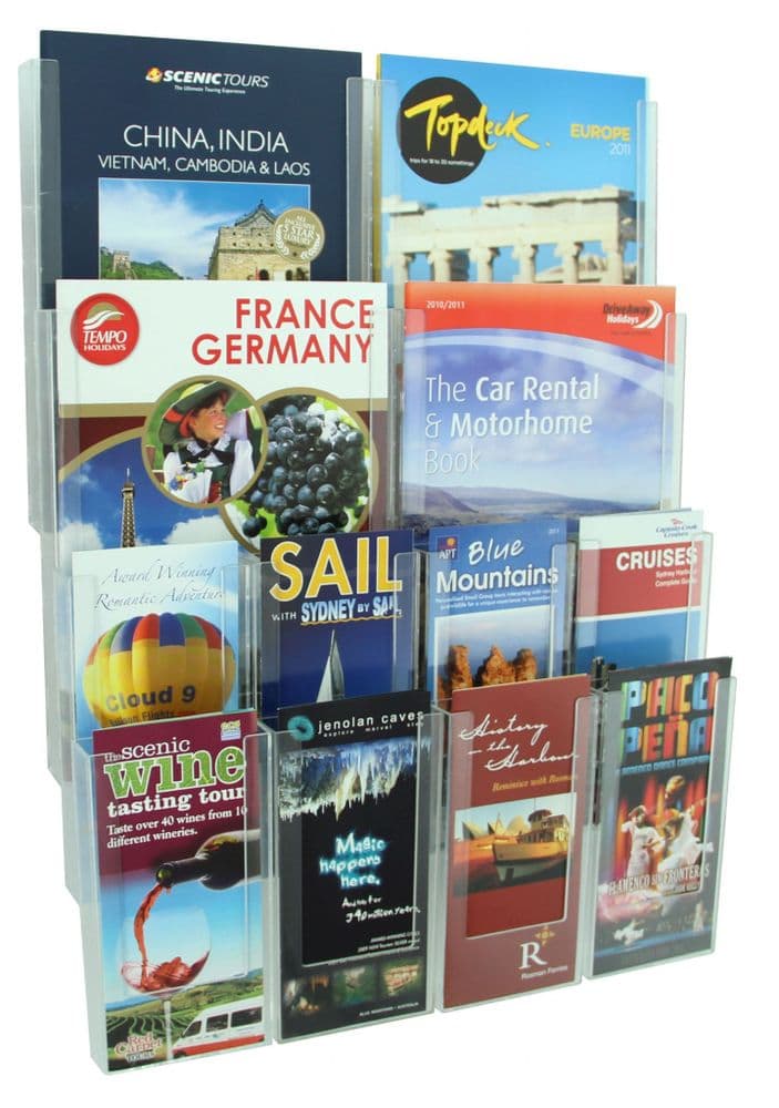 A4 and 1/3rd A4 Pocket Portrait Wall Display