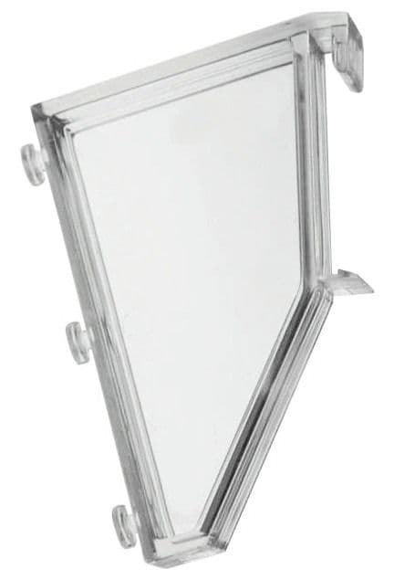 Pair of Leaning Clips for mounting pockets to wall strip or hex bracket