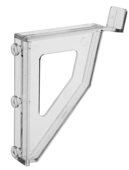 Pair of ClipLock Leaning Brackets for slatwall mounting