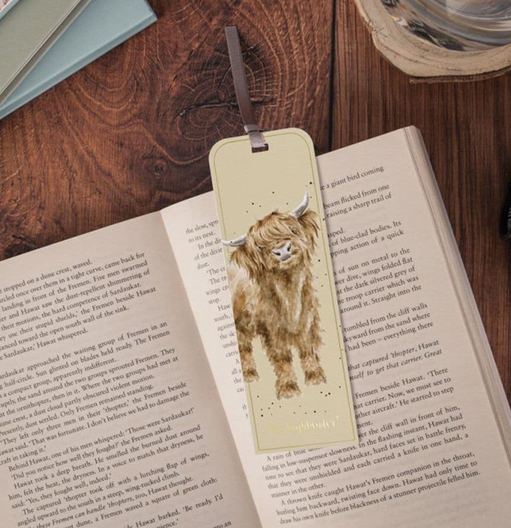 The Highlander Highland Cow Bookmark