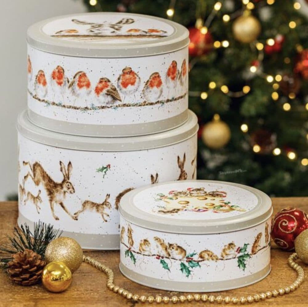Christmas Cake Tin Nest CTN003