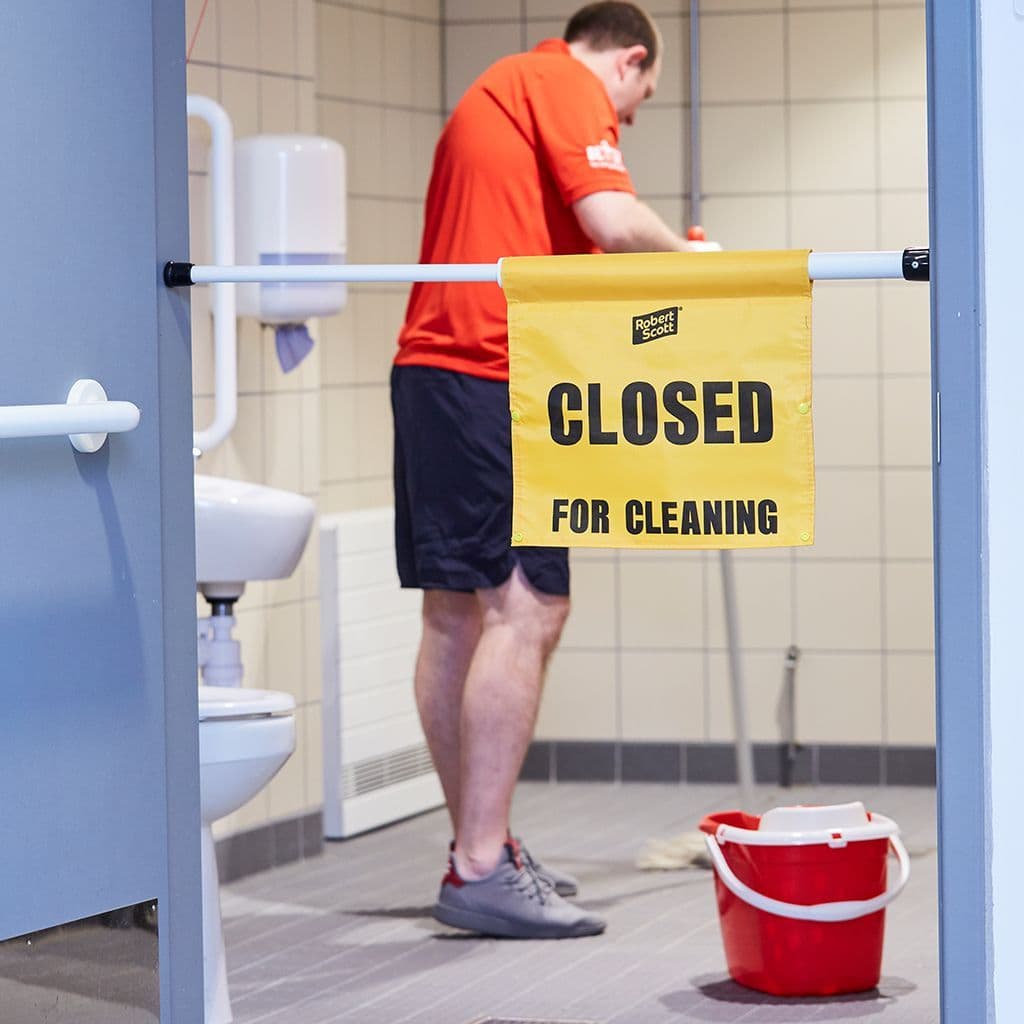 Hanging Door Safety Sign