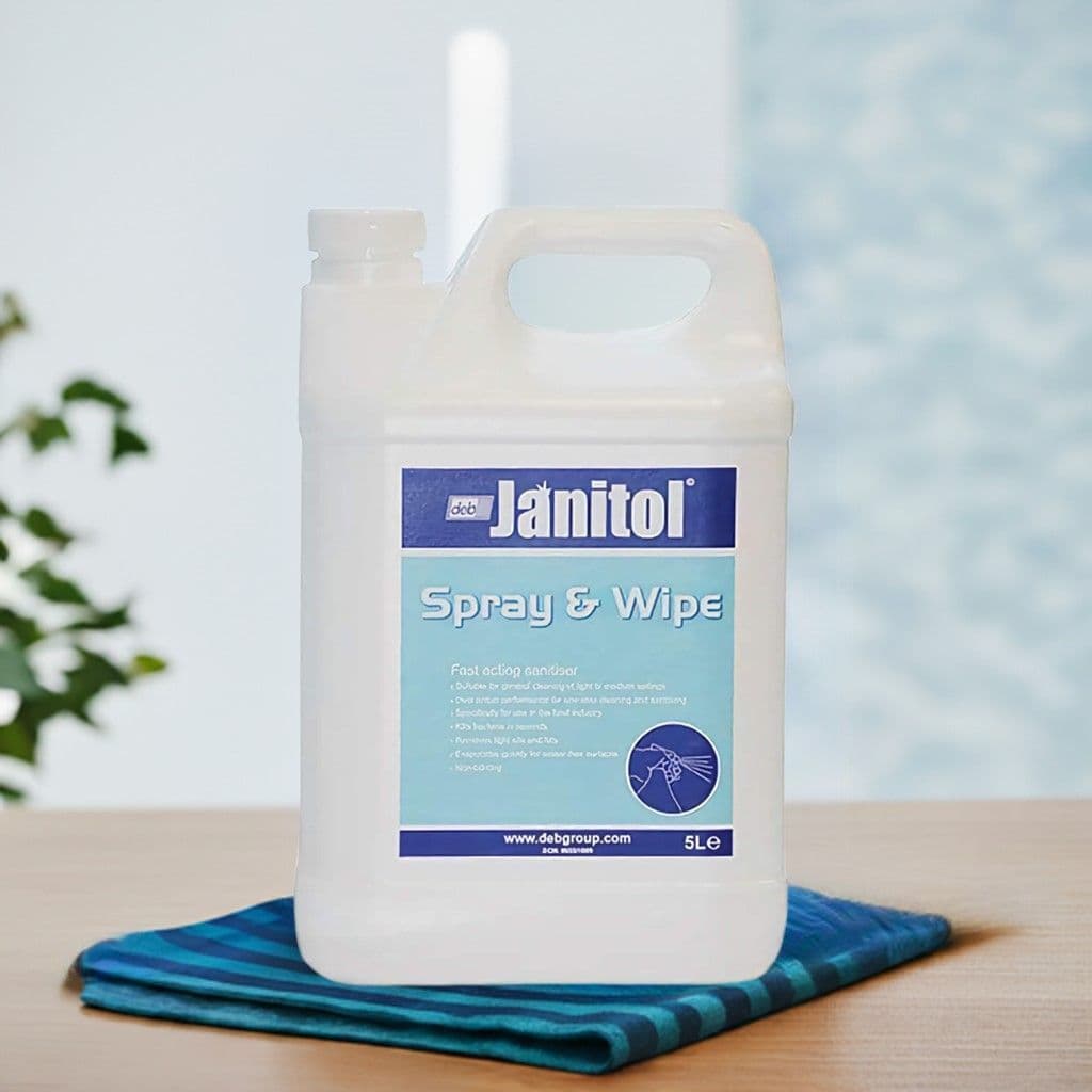 Janitol JSW60B Spray & Wipe Sanitising Hard Surface Cleaner 5 Litre