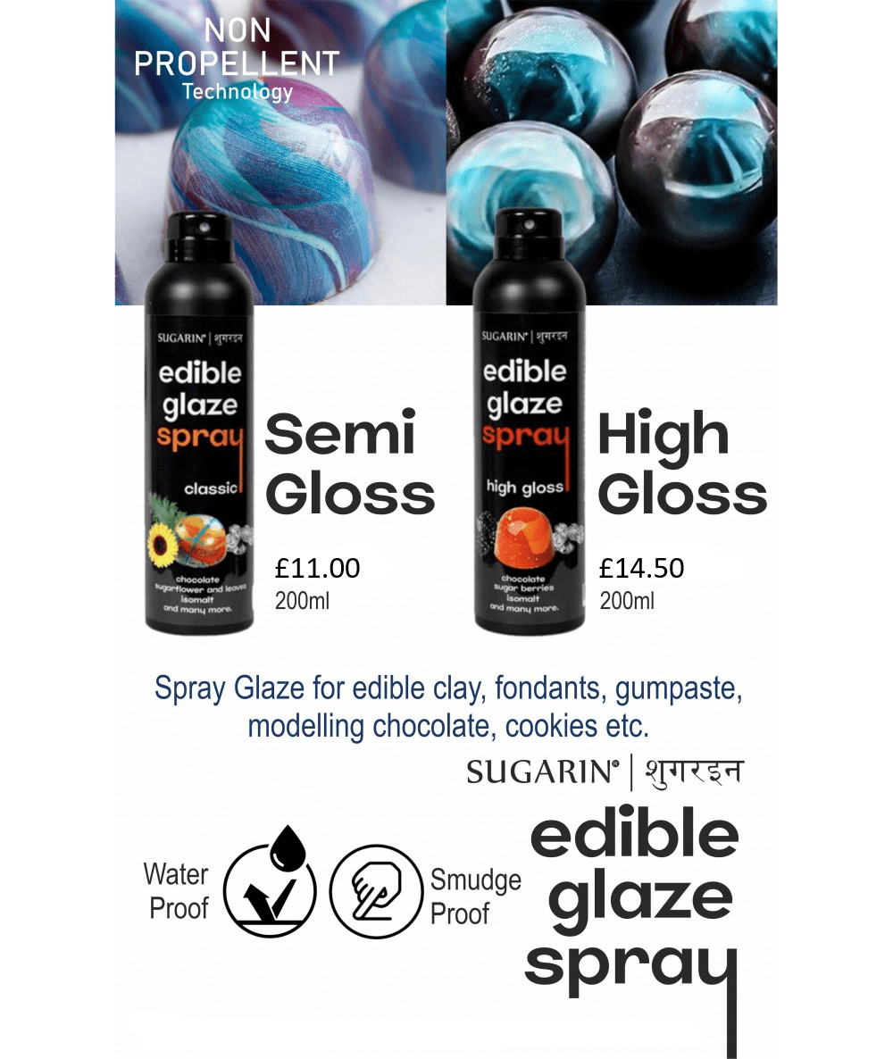 Sugarin Edible Glaze Spray - High Gloss