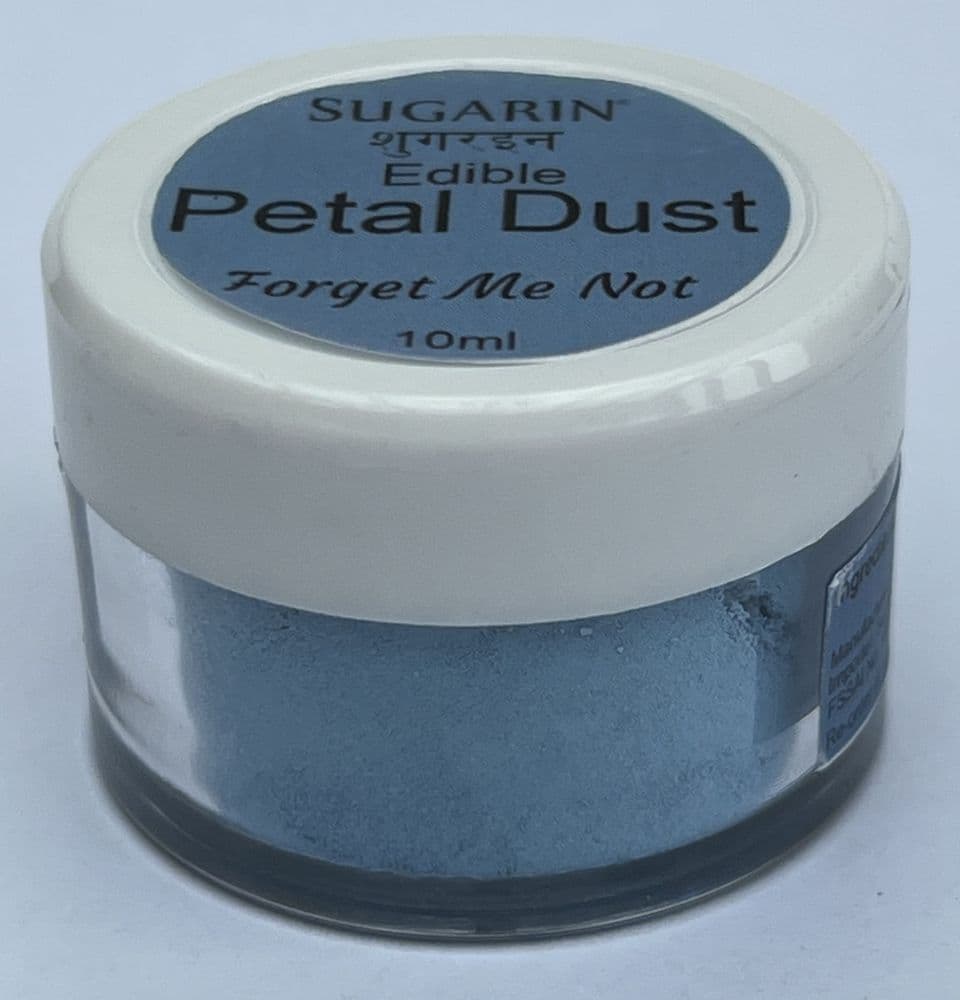 Sugarin Edible Petal Dust Forget Me Not 10ml size