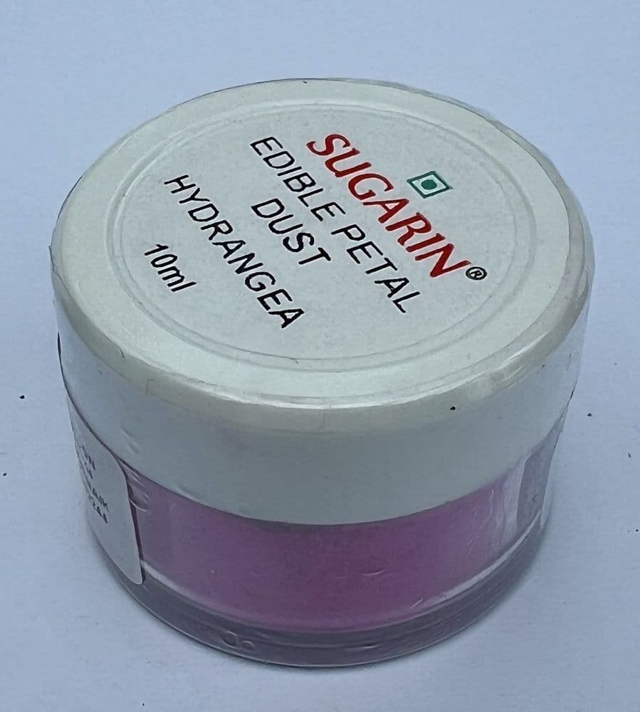 Sugarin Edible Petal Dust Hydrangea Pink 10ml