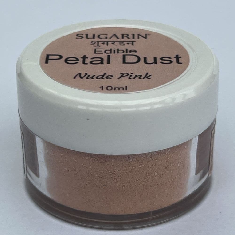 Sugarin Edible Petal Dust Nude Pink 10ml size