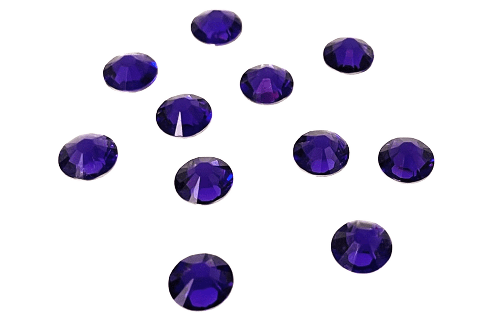 Cadbury Purple EIMASS Resin Flat Back Non Hotfix Rhinestones