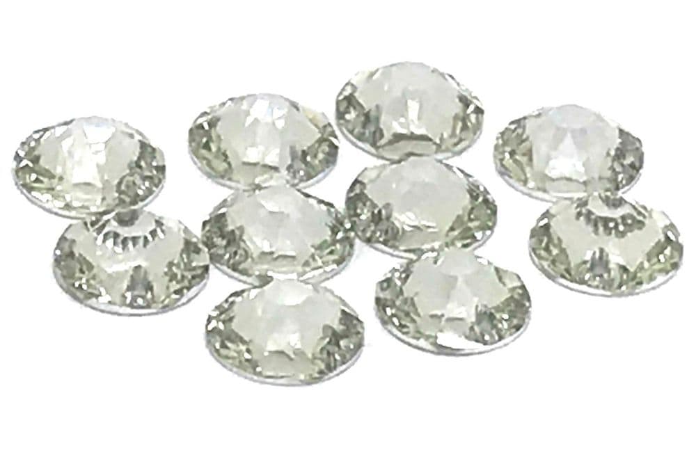 Clear Crystal EIMASS Resin Round Sew Or Glue On Crystals Flat Back ...