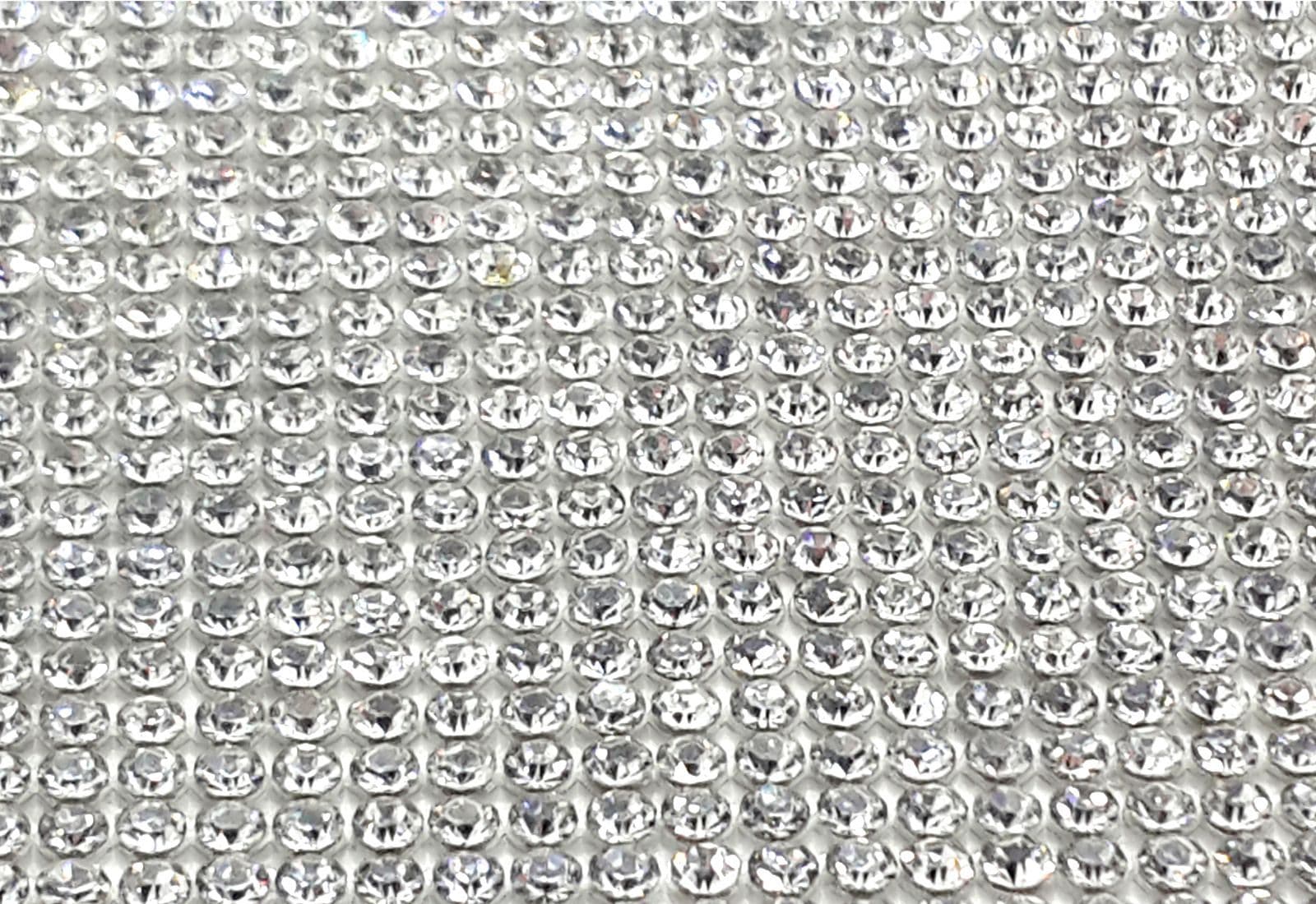 Clear Crystal Hot Fix Rhinestone Mesh EIMASS Crystal Mesh Rhinestone ...