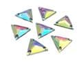 Crystal AB Triangle EIMASS Resin Crystals Sew on Glue on Stones