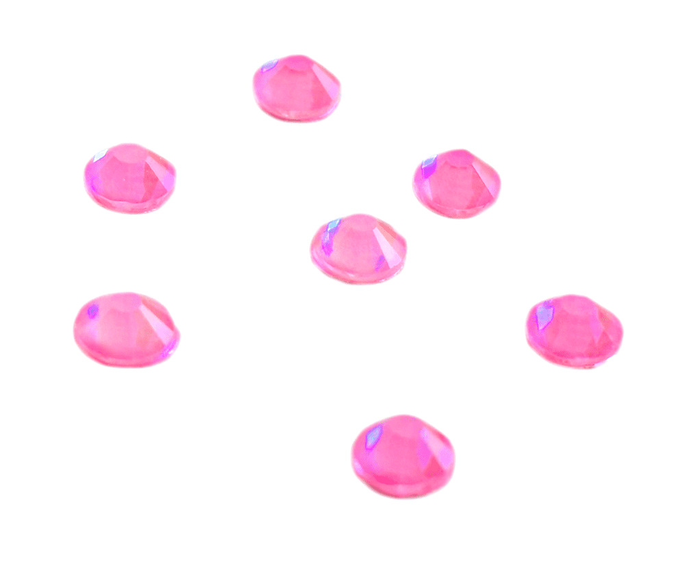 Light Pink AB Neon Crystals EIMASS 7787 Grade A Flat-Back Non-Hotfix ...