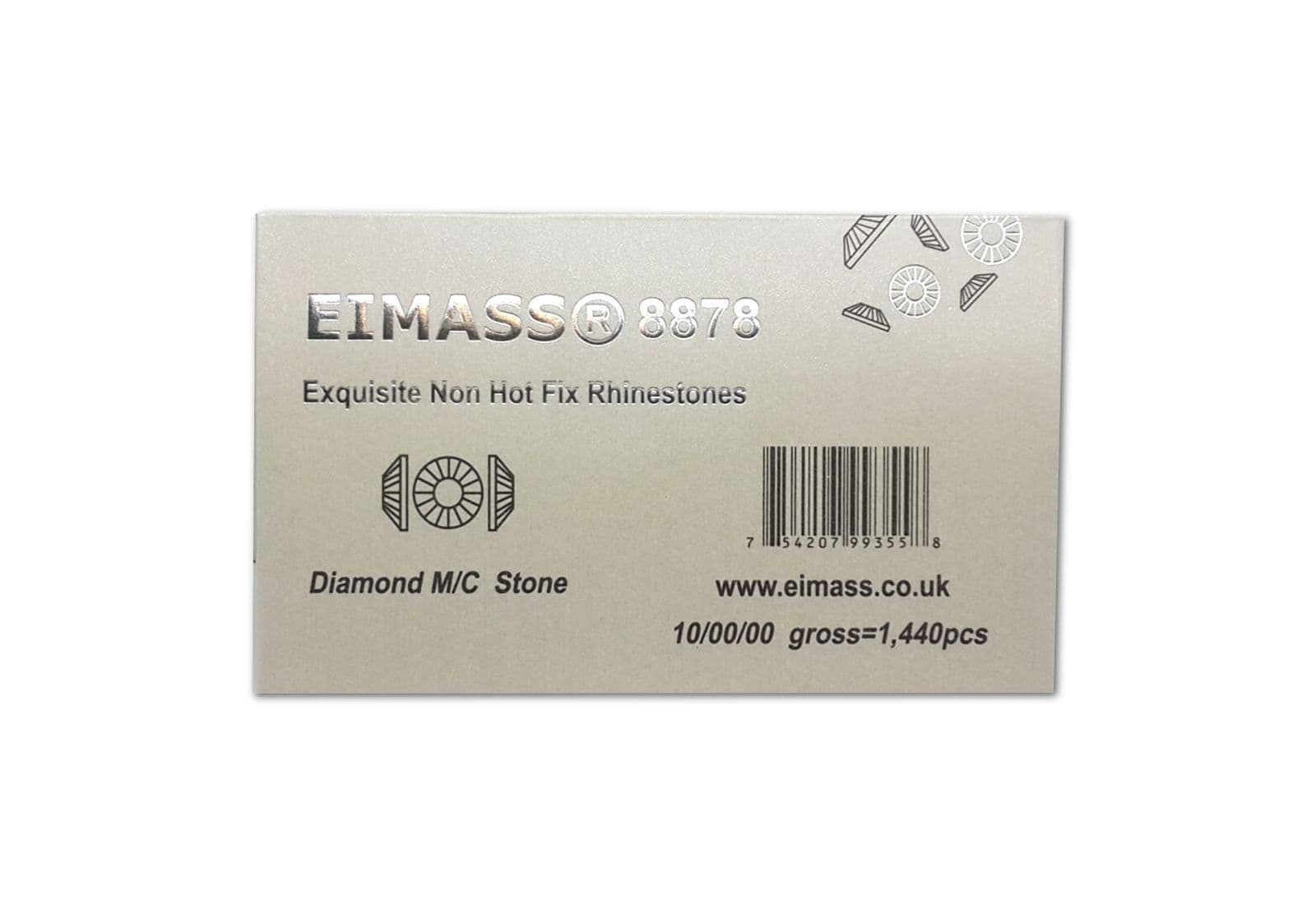 Light Sapphire AB Star Cut EIMASS 8878 Exquisite Non Hot Fix Flat Back ...