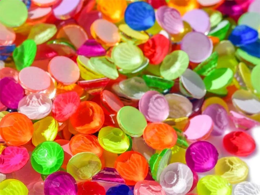 Purple Neon Crystals EIMASS 7747 Grade A Flat-Back Hot Fix Glass ...