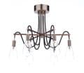 0 2 Scroll 6 Light Semi Flush Copper Class 2 Double Insulated BXSCR0664-17