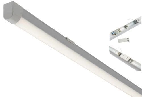 Class 2 Double Insulated LED Kitchen Ceiling Batten 5FT 22W 2400 Lumens ...