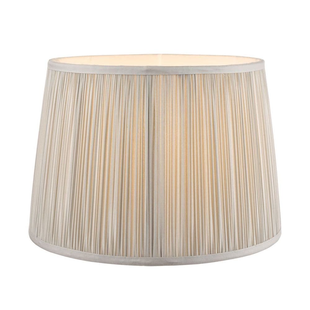 Laura Ashley Hemsley Pleated Shade Silver 12