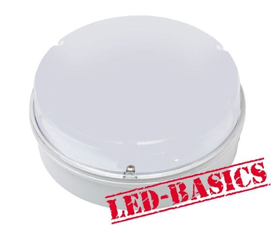 LED-Basics Ceiling Light Maximo 14W 2D LED Flush White body Opal Cover